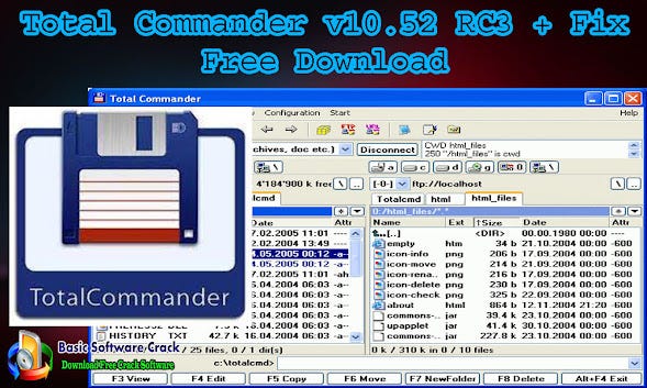 Total Commander v10.52 RC3 + Fix Free Download - Basic Software Crack - Medium