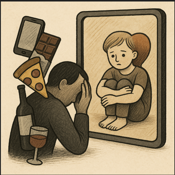 Beyond Addiction: The Parts of Us We Hide | by Hritwik.. | Jul, 2025 | Medium