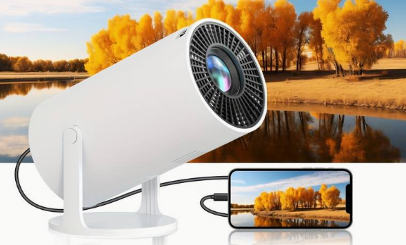 Home Cinema Anywhere! Portable Projector with Native 720P and 180 ...