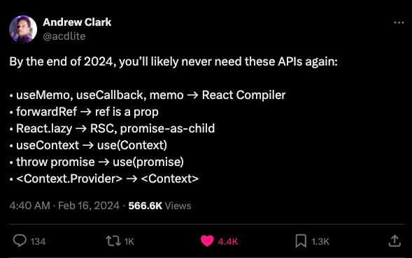 【React News】React 19 is Coming ! - BillyHsu - Medium
