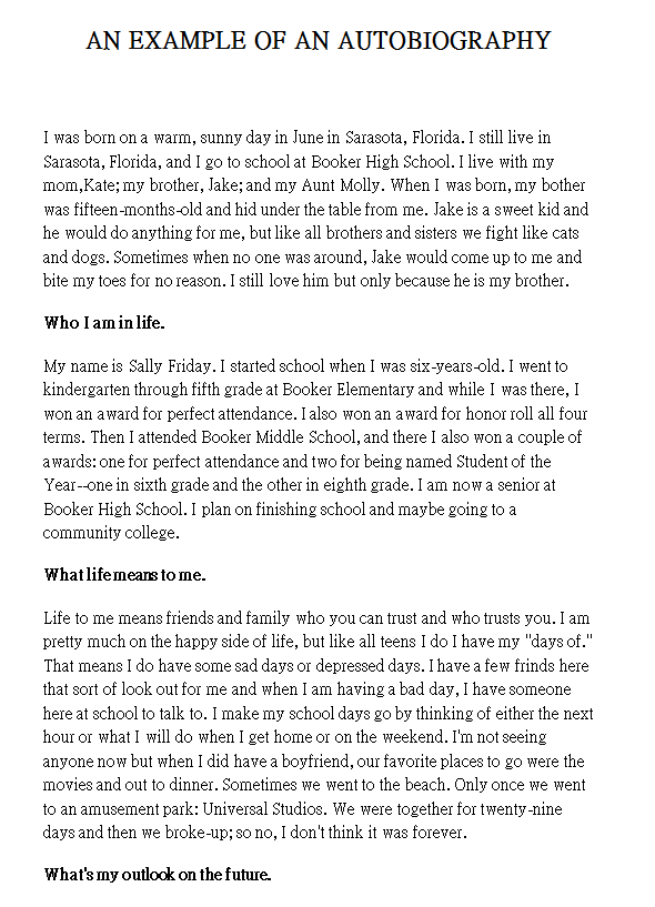 Example of How to Write a Biography: Step-by-Step Guide | by ...