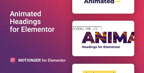 Motionger v2.0.2 — Animated Heading for Elementor - WPNULL - Medium