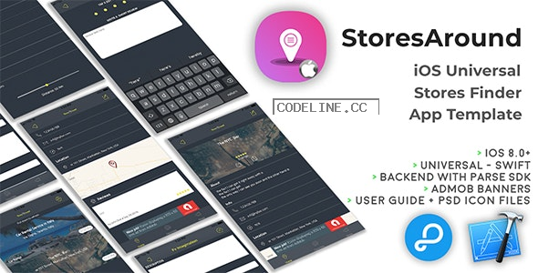 StoresAround — iOS Universal Store Finder App Template (Swift) 20 July ...