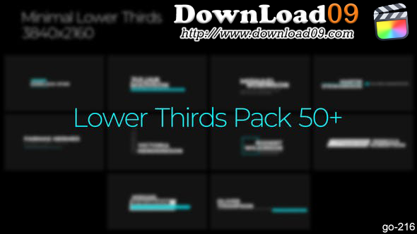 FCPX plugin — 50 kinds of text title subtitle animation Pack Lower Thirds | by download09 | Medium
