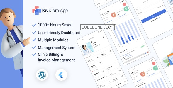 KiviCare Flutter 2.0 App v3.5.0 — Clinic & Patient Management System - WPNULL - Medium