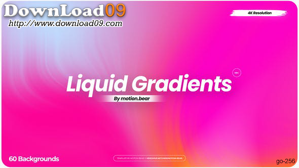 AE Template-Abstract Color Gradient Background Text Title Rhythm Flash ...