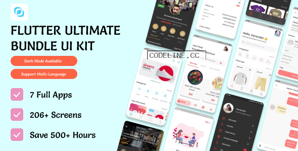 Flutima v1.0 — Flutter UI Ultimate Bundle Kit - WPNULL - Medium