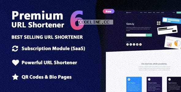 Premium URL Shortener v6.2.1 — Link Shortener, Bio Pages & QR Codes ...
