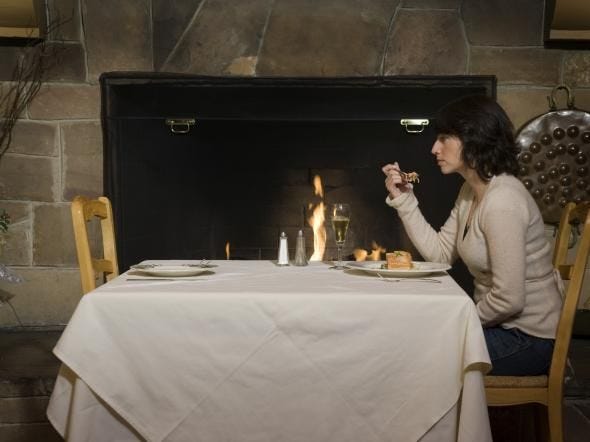 learning how to eat alone. the saddest thing about a meal… is… | by ...