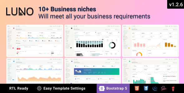 10 Reasons to Buy LUNO Admin Dashboard by Thememakker | by Thememakker | Medium