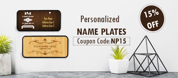 A Door name plate with amazing designs Printing companies like ...
