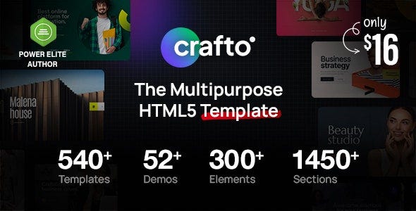 Crafto Nulled The Multipurpose HTML5 Template | by bourequat | Medium