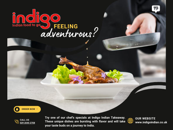 Feeling adventurous? Try one of our chef’s specials at Indigo Indian ...