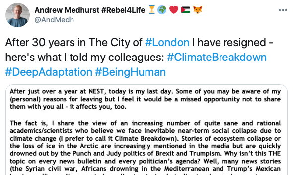 Climate change: why it made me quit my job | by Andrew Medhurst | Age ...