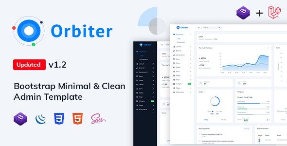 [DOWNLOAD] Orbiter — Bootstrap + Laravel Minimal & Clean Admin Template | by HTML, Wordpress ...
