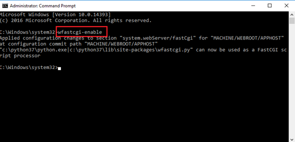Deploying Django 2.1.x on IIS Windows | by Yashwanth Venati | Medium