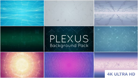 PLEXUS BACKGROUND PACK. 9 different backgrounds | by Artyom Saqib | Medium