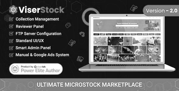 ViserStock-Ultimate Microstock Marketplace یک اسکریپت میکرو استوک ...