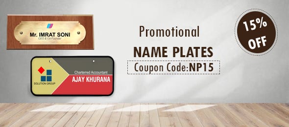 Name plate design for a different look https://sites.google.com/view ...