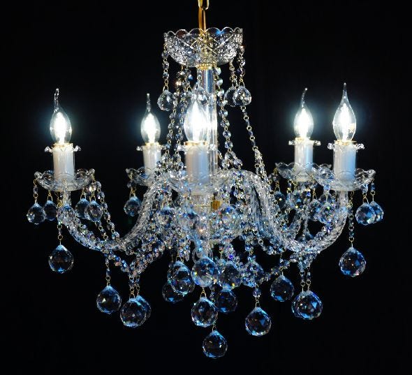 Sparkling elegance: Exploring the timeless allure of crystal chandeliers | by Karolina Maj | Feb ...