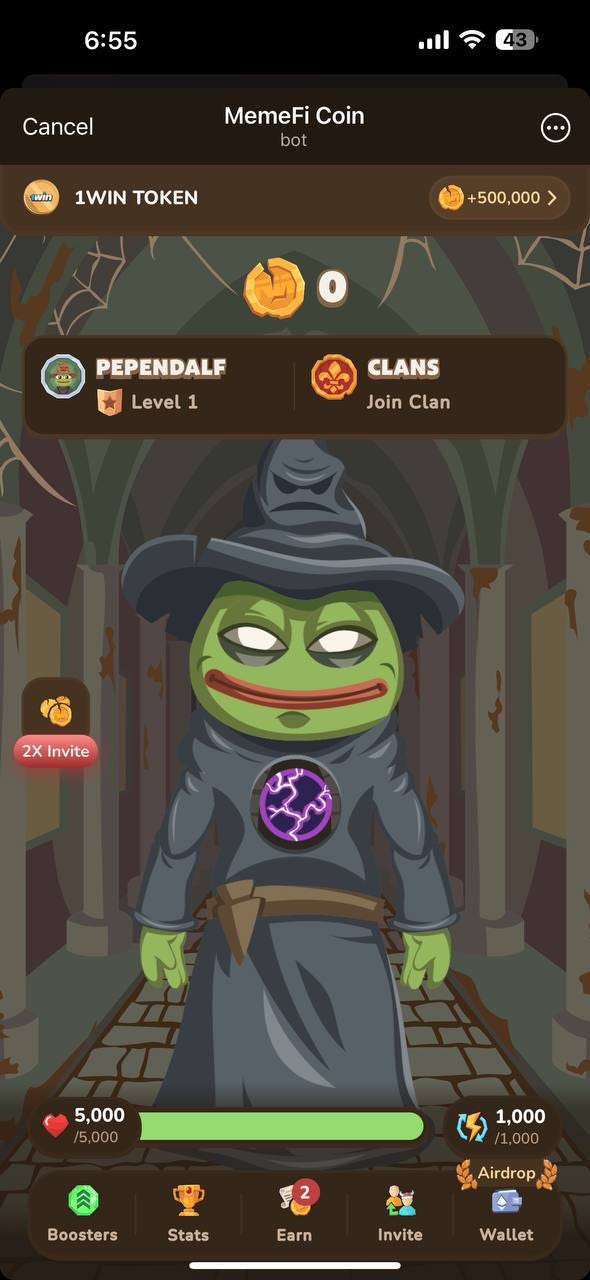 What is MemeFi tap game on Telegram? | by $GREEN GAME. Join us t.me ...