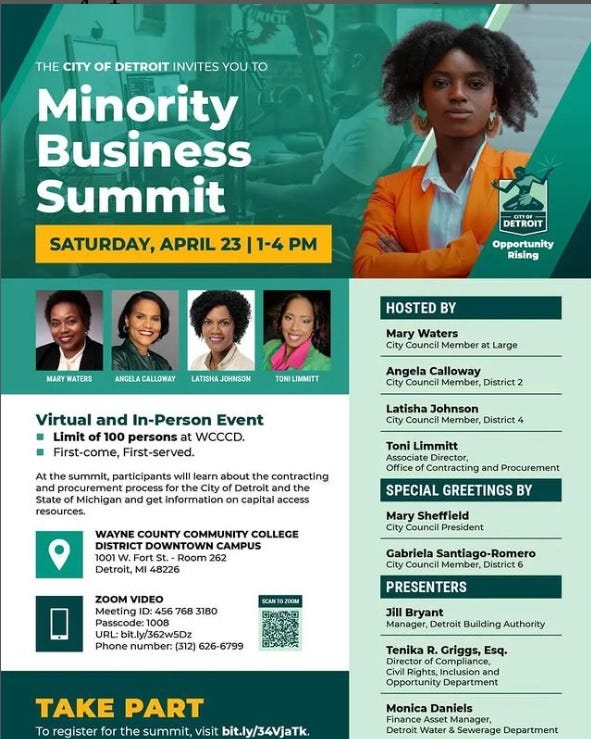 Minority Business Summit Virtual and In-Person Event — April 23, 2022 ...
