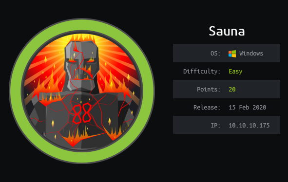 HackTheBox — Sauna. https://github.com/SecureAuthCorp/impack… | by Hacker in the Garden | Medium