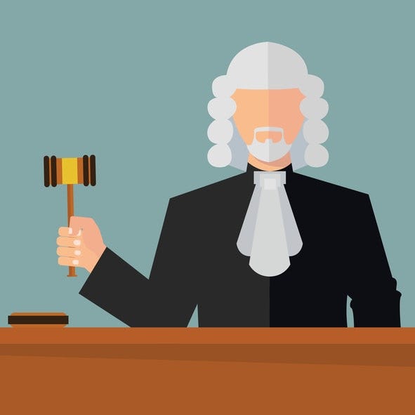 Animated Cartoon Defendant Vs Plaintiff