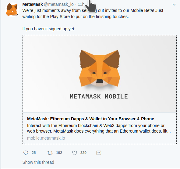 Metamask mobile app launched — what’s inside it | by Dan Stangaciu | Medium