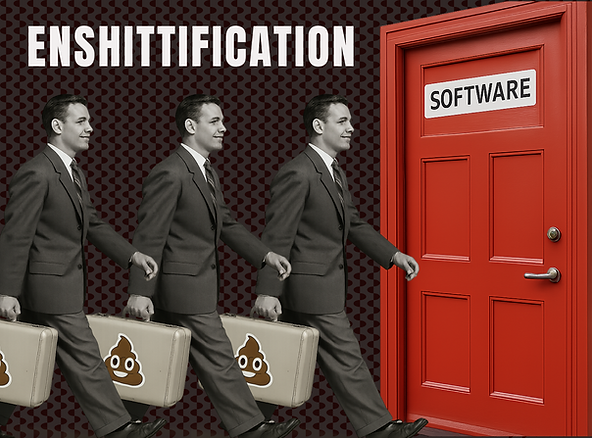 The Great Enshittening. Enshittification; it was love at first… | by ...