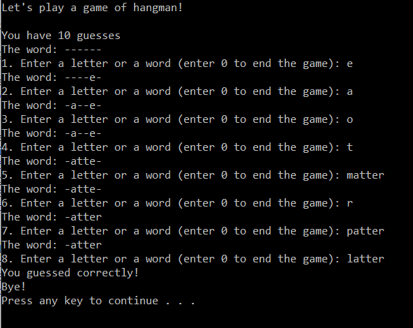 Java practice: hangman. A simple Java program that allows users… | by ...