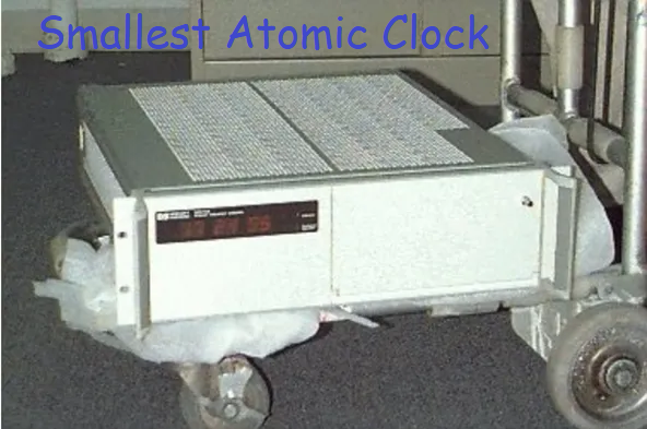 Atomic Clock in Your Pocket. In “GPS and Time Dilation” we discussed ...