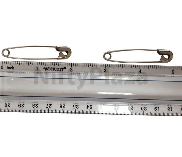 Buy 500 Extra Large Safety Pins, Size 2 Inch, Crafting, Quilting ...