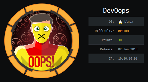 [TR] Hack The Box — DevOops Write-Up | by Anıl Çelik | Medium