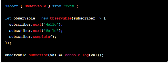 What is RxJS in JavaScript with sample code? | by Anant | Jun, 2023 | Medium