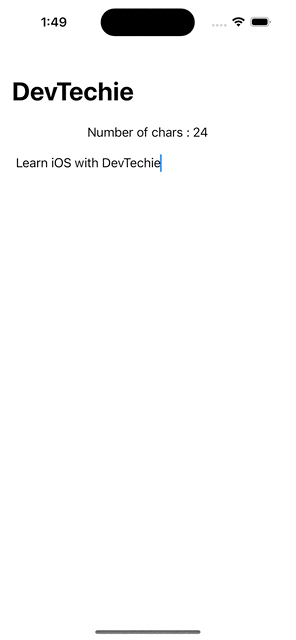 Setting Max Input Length For Textfield Or Texteditor In Swiftui
