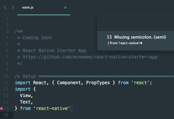 Linting for React Native. Linting is the process of running your… | by ...