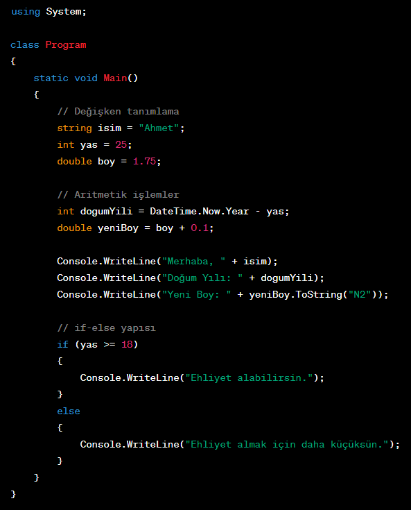 C# Giriş: Nedir? Nasıl Başlanır. C# (C Sharp), Microsoft tarafından… | by Ahmet Ali Şeşen | Medium