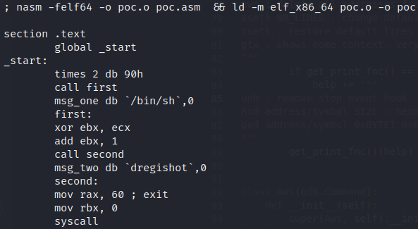 How to debug instructions mixed with data using GDB-GEF | by Dreg | Medium