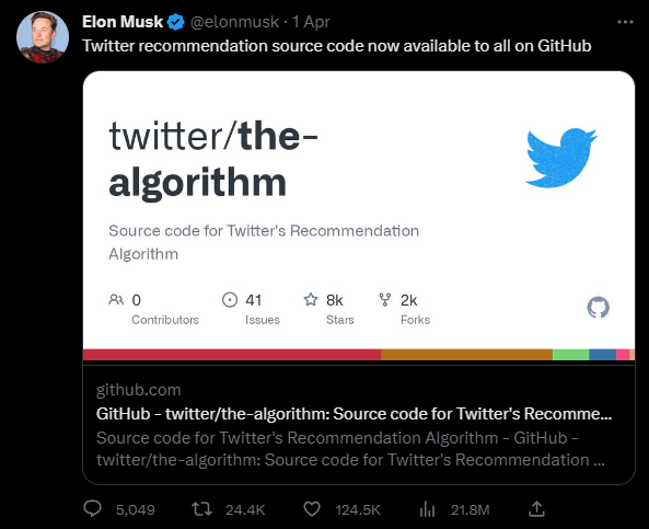 Twitter algorithm is open-sourced! : What you should know | by Harini Abeysirigunawardena | Medium