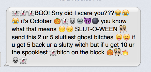 Where Do Dirty Halloween Chain Texts Come From? | by NYU Local | NYU Local