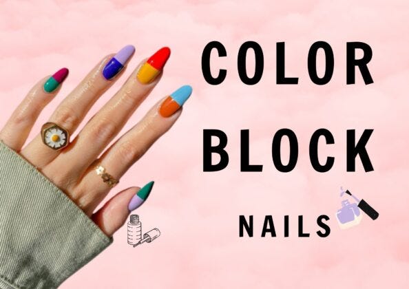 Color Block Nails In 2022 — A Good Way To Express Yourself | by ILLUME ...