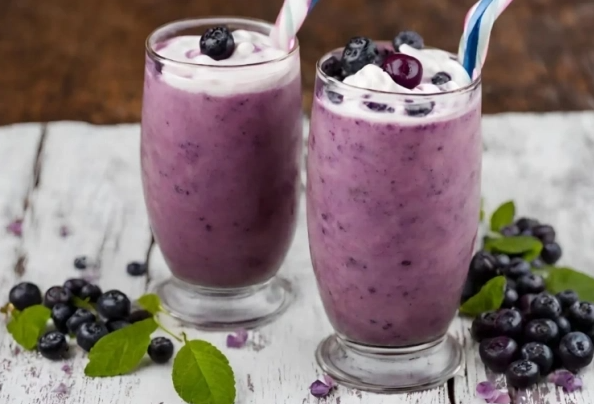 Huckleberry Milkshake. As the weather warms up, its the… | by Sadia Akram | Jun, 2024 | Medium
