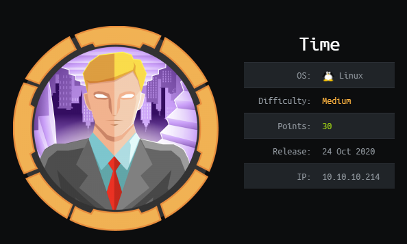 [Write-up] HTB Time. จากที่ได้เขียนไว้ในบทความรีวิวค่าย GCC… | by Chulapat Amatachaya | Medium