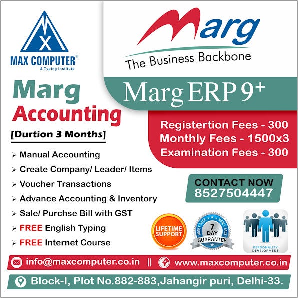 November 30, 2022. Best Marg Accounting Course in Near By. | by Max ...