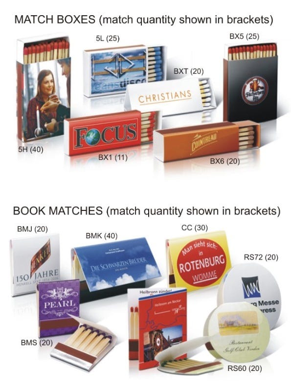 Personalised Match Boxes — Your Brand Is on Fire | by Clifford Willis ...