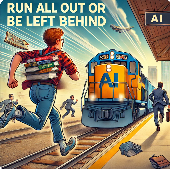 AI: Run All Out or Be Left Behind | by Troyusrex | Generative AI