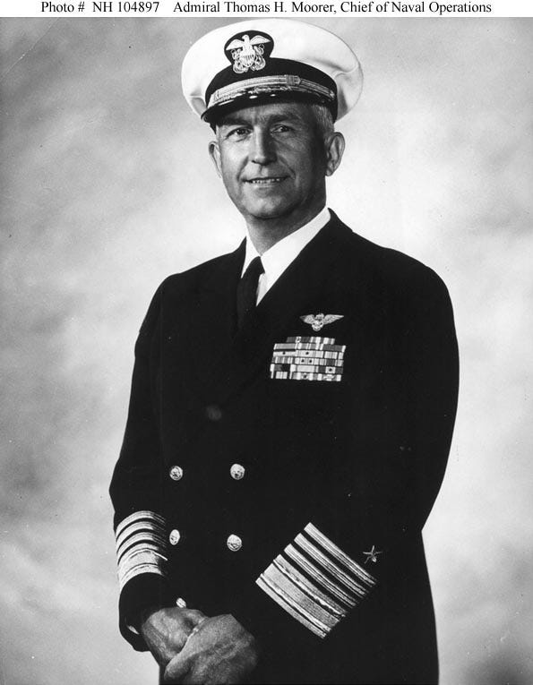 Admiral Thomas Hinman Moorer: A Remarkable Naval Career | by A Small ...