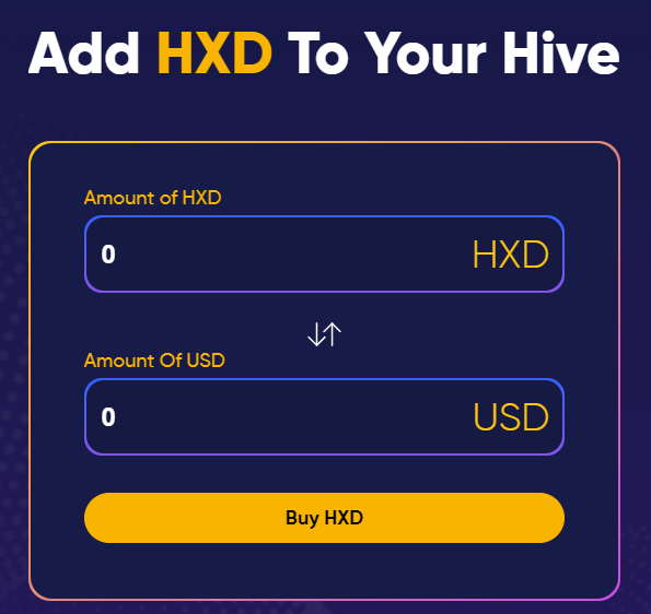 Buy $HXD with your Credit Card. You can now purchase $HXD using our… | by Honeyland | Medium