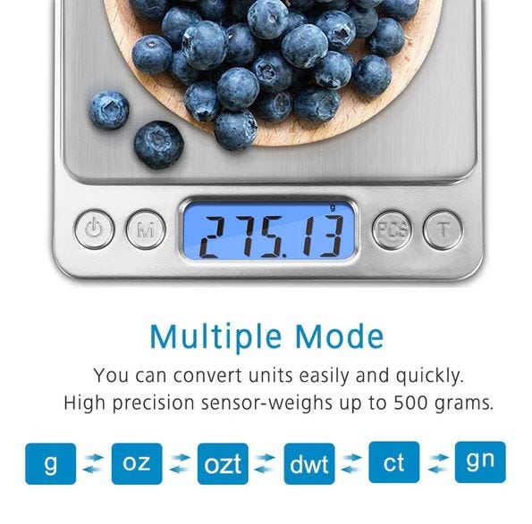 Buy Mini Digital Scale I2000 0.01g/500g Superior Digital Platform Scale ...